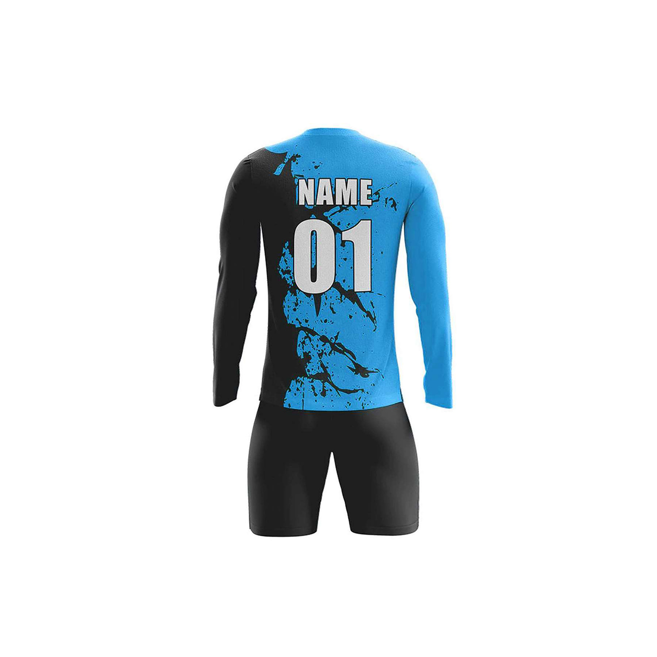 Custom Goalkeeper Jersey Men Long Sleeve Shirt Sublimated Goalkeeper ...